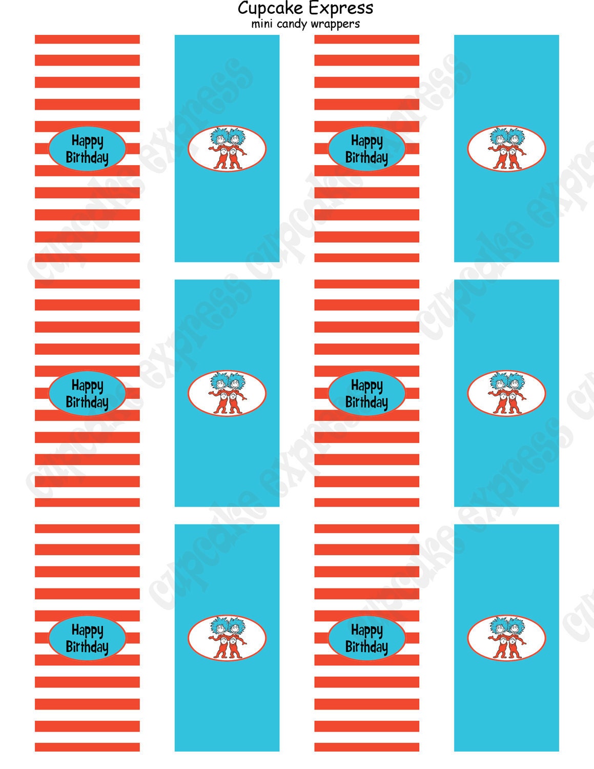 dr seuss printable candy bar wrappers