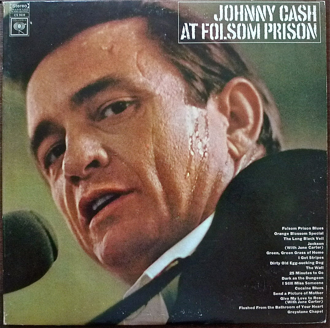 Johnny Cash - At Folsom Prison (1968) | Johnny cash albums, Johnny cash ...