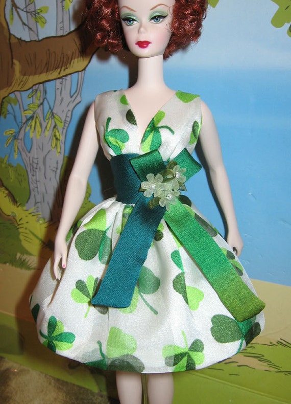 Barbie silkstone St. Patrick’s Day Dress « Helen's Doll Saga